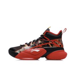 Li-Ning Air Raid 空袭 7 Cushioning High Basketball Shoes - Cny/Bullfight